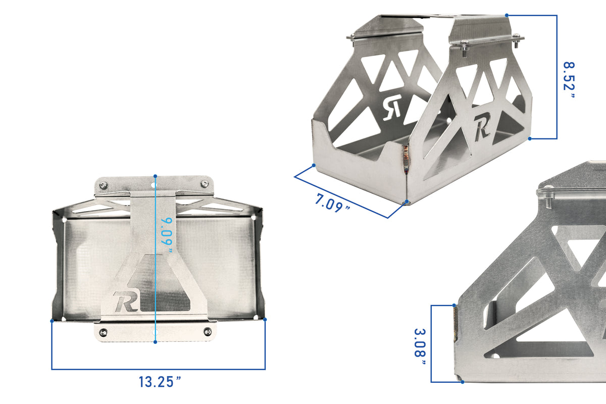 Heavy Duty Stainless Steel Group 31 Battery Box | Universal Fit