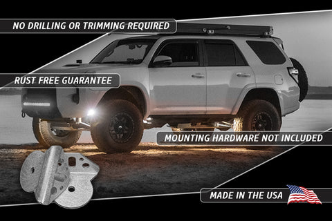 KC HiLites Cyclone Rock Light Mount | Rago Fabrication